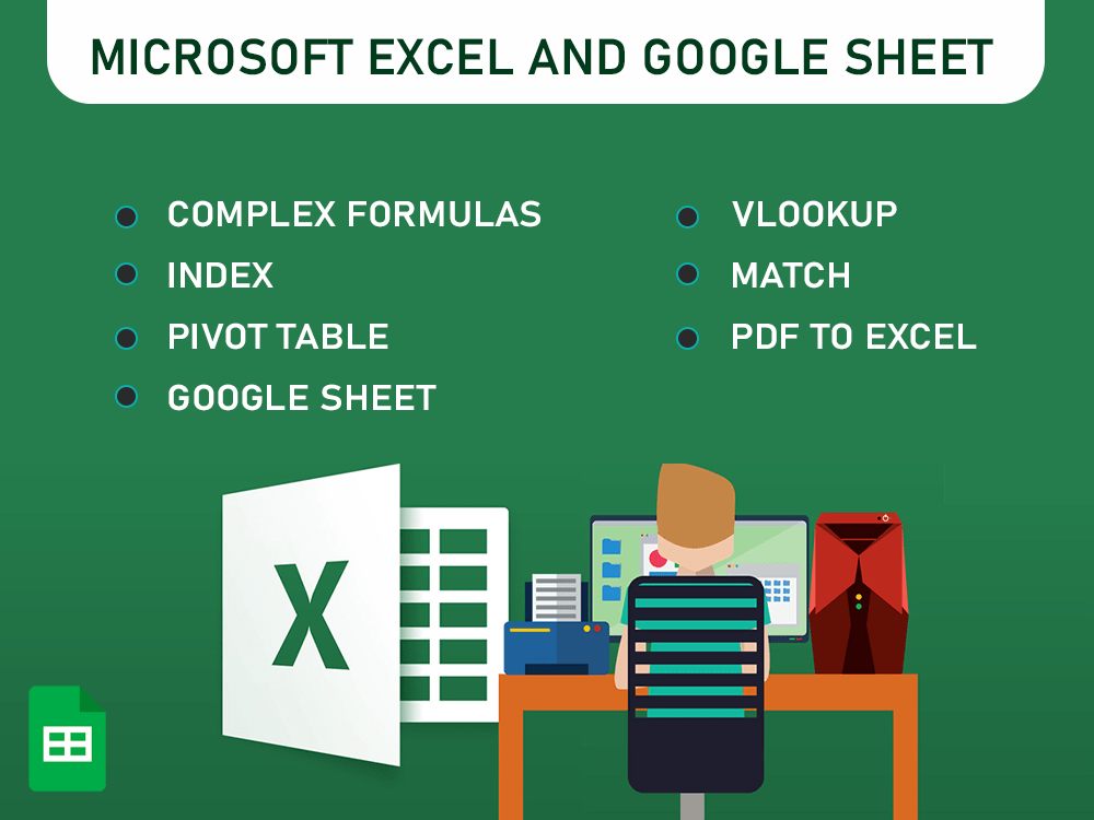 Data Analysis, Dashboard, Graphical Visualization in Excel and Google ...