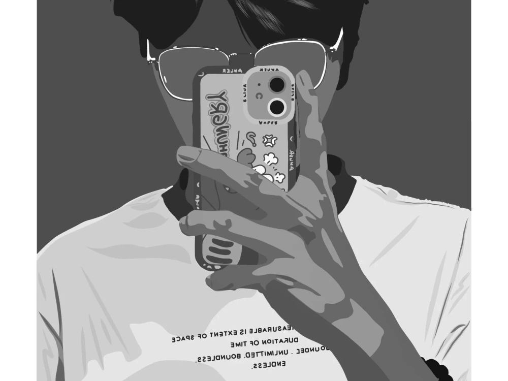 Detailed faceless vector art / portrait | Upwork