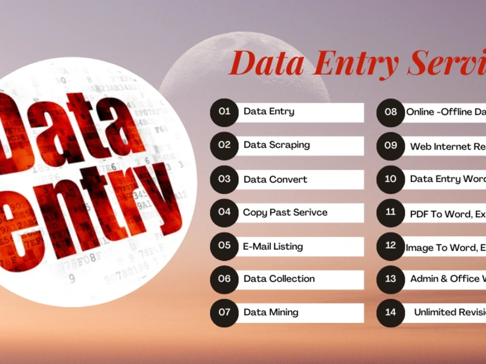 Quick data entry, web scraping, typing, copy paste, web research | Upwork