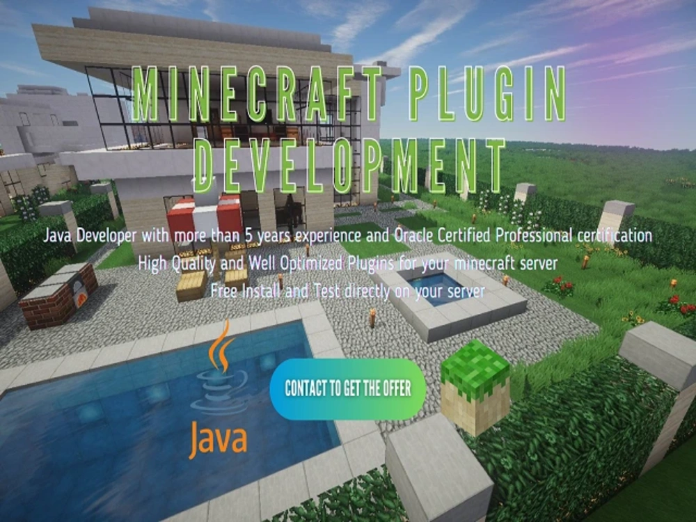 A high quality well optimized custom minecraft plugin for your server ...