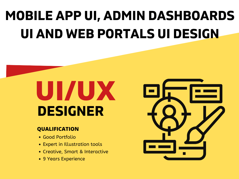 Mobile App UI, Admin dashboards UI and Web Portals UI design | Upwork