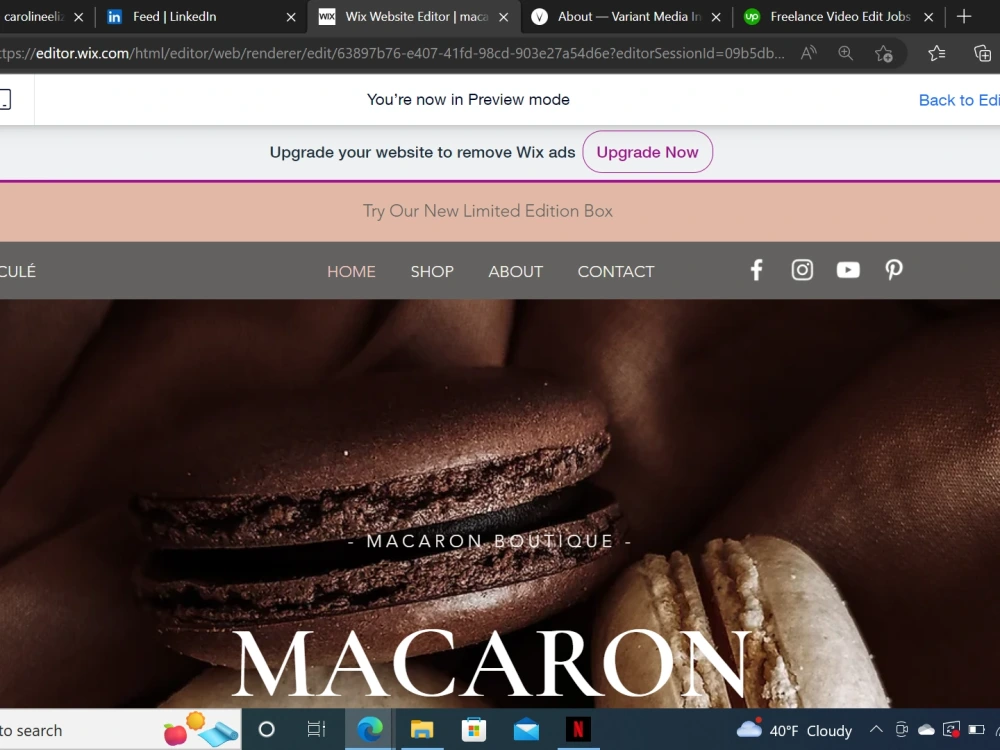A clean and visually appealing website | Upwork