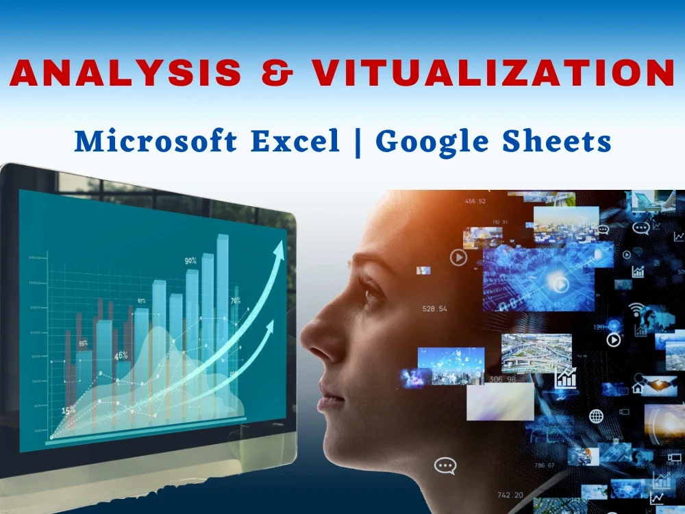 Data visualization in excel, google sheets, pivot table, functions, formula | Upwork