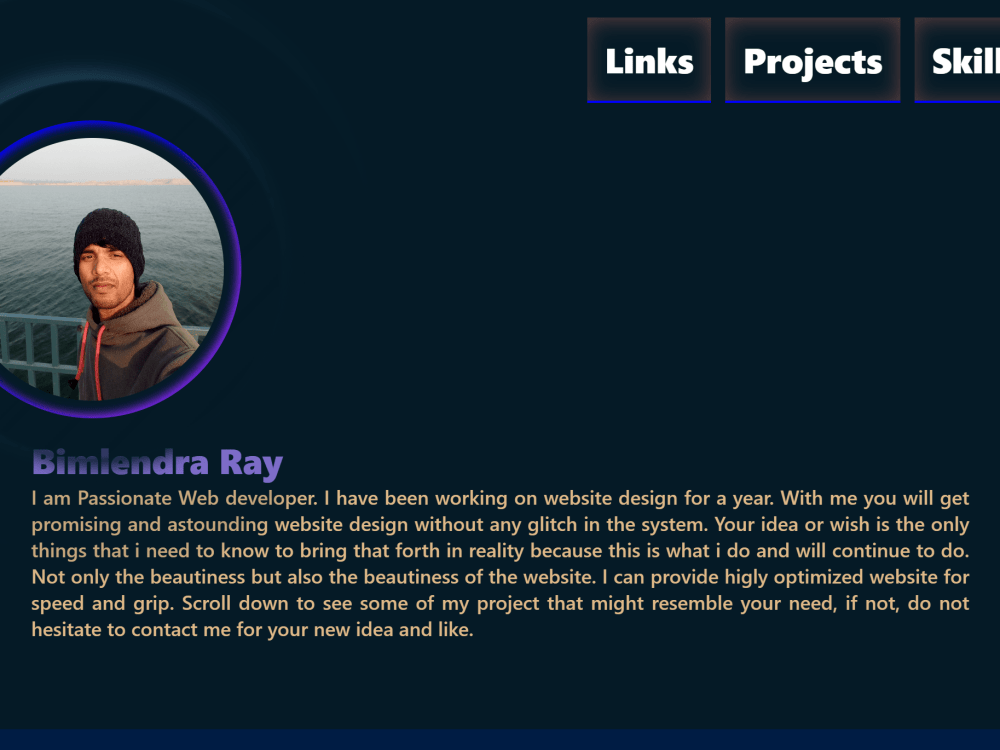 A extraordinary portfolio design for yourself. | Upwork