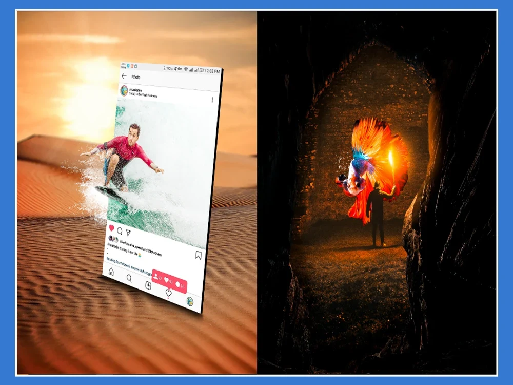 Realistic photo manipulation blend image and photo composition | Upwork