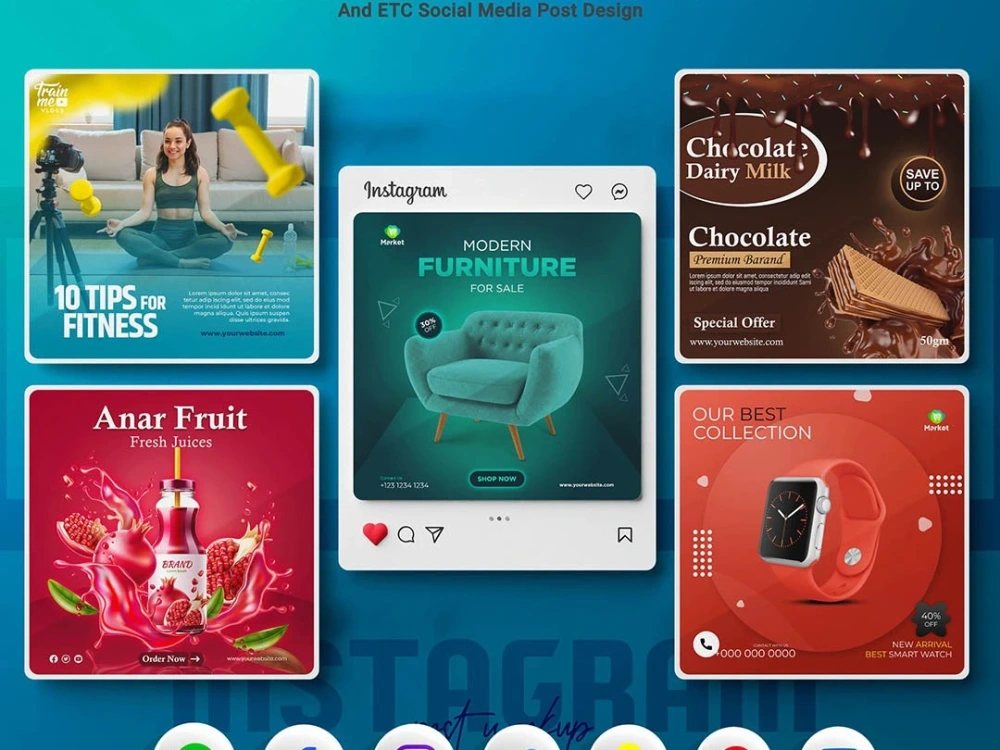 Attractive social media posts and advertising design | Upwork