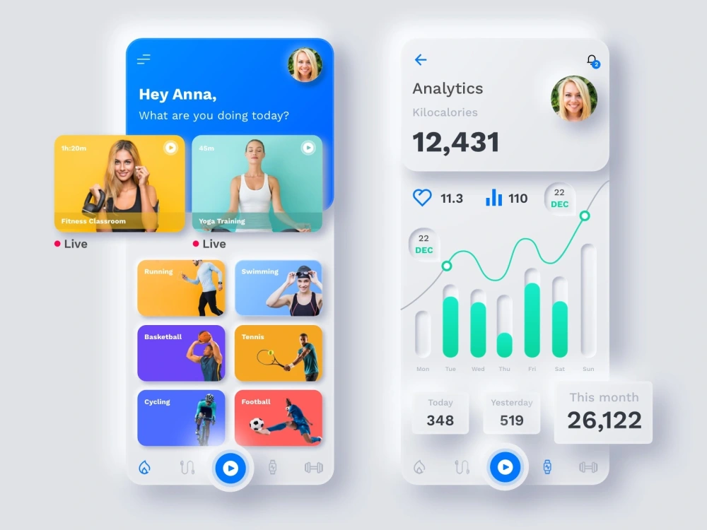 Creative mobile app UI UX design | Upwork