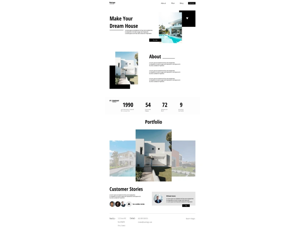 A modern design UI UX landing page website with Figma | Upwork