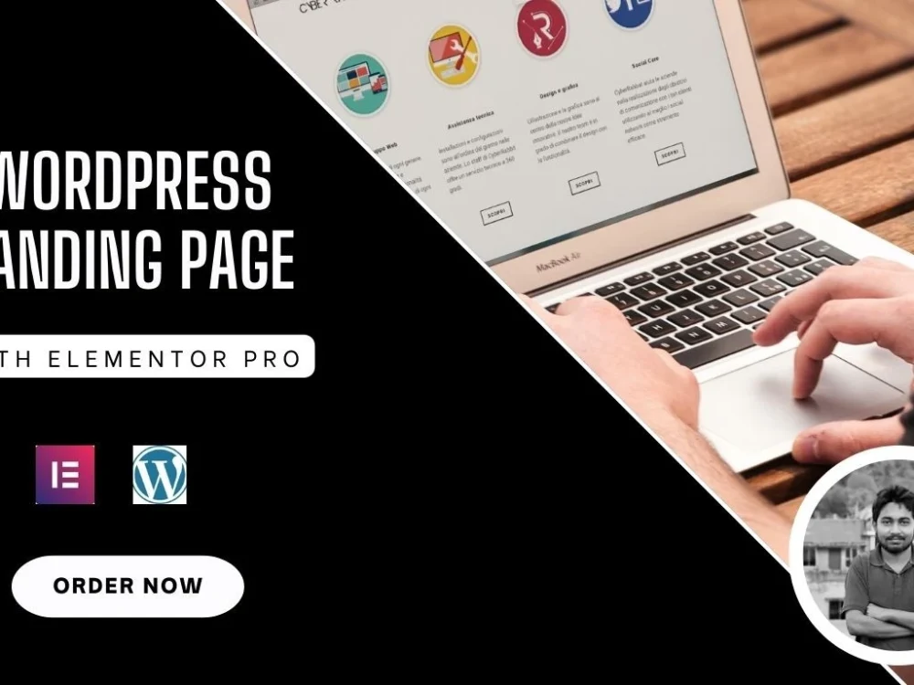 A fantastic Responsive WordPress landing page using elementor pro | Upwork