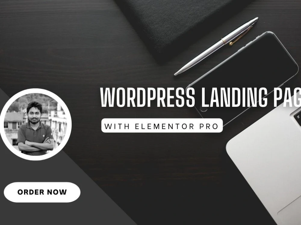A fantastic Responsive WordPress landing page using elementor pro | Upwork