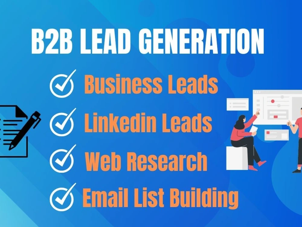 A b2b lead generation master of data entry. | Upwork