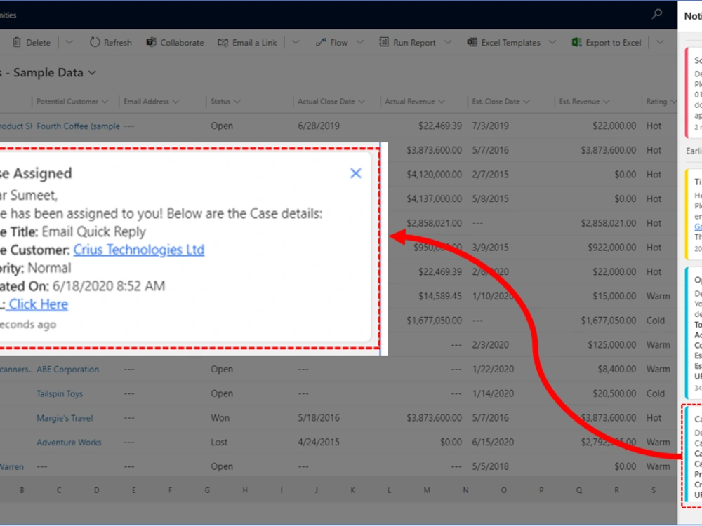 MS Dynamics 365 Alerts & Notification Solution | Upwork
