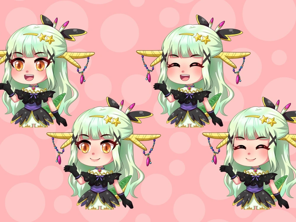 An amazing cute chibi pngtuber for stream, youtube and twitch | Upwork