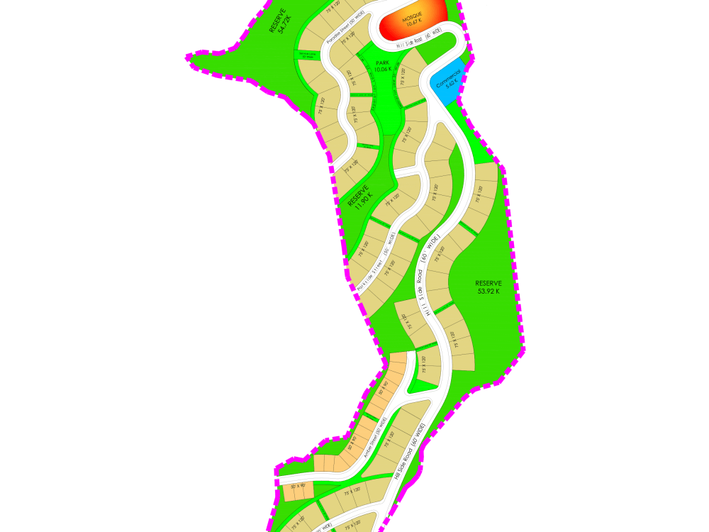 Detailed layout plan, master plan, land subdivision plan, concept plan ...