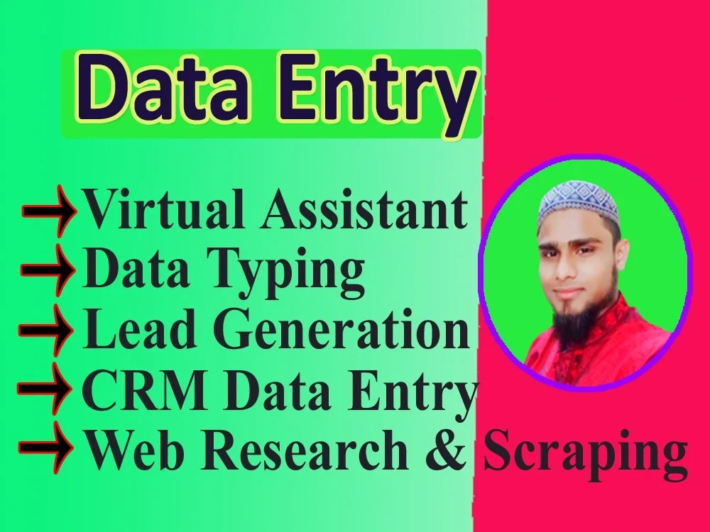 Data entry, Typing, Lead generation, Data Cleaning, and Copy/Paste | Upwork