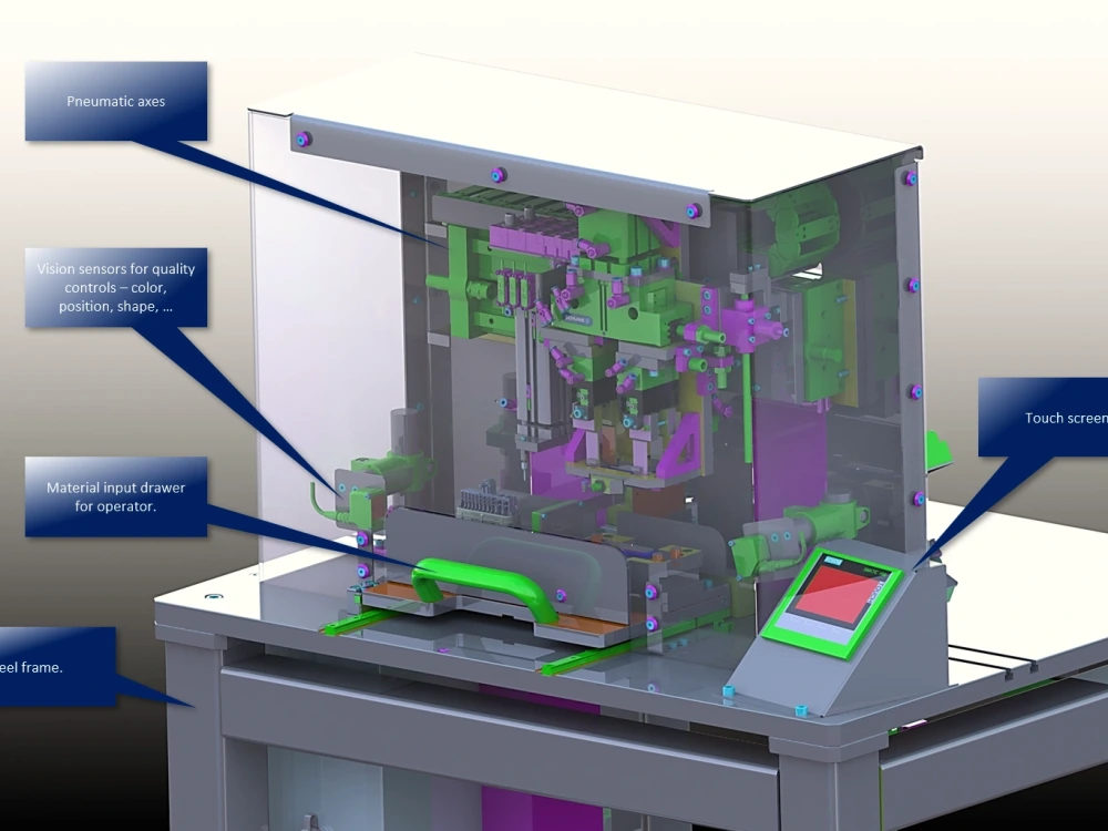 A design of complete machine for your product production process. | Upwork