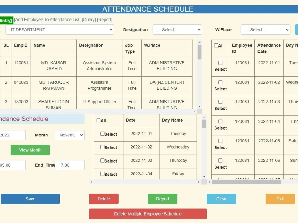 Attendance Management System (AMS) | Upwork