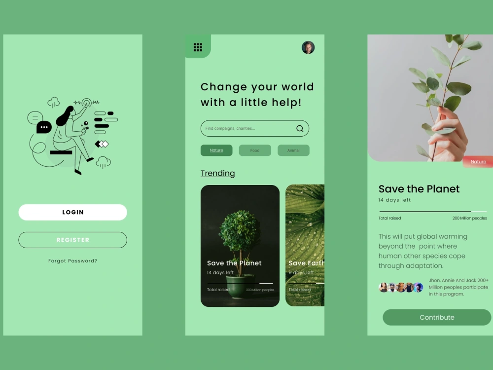 An amazing app design ui ux for iOS or android mobile app | Upwork