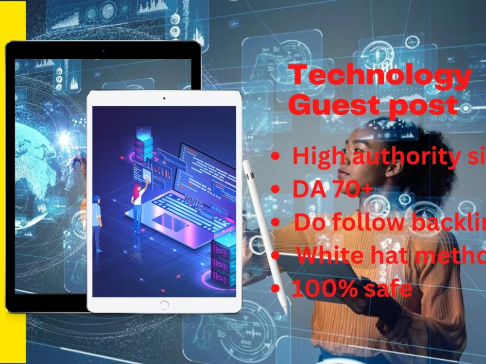 A technology guest post with high DA authority | Upwork