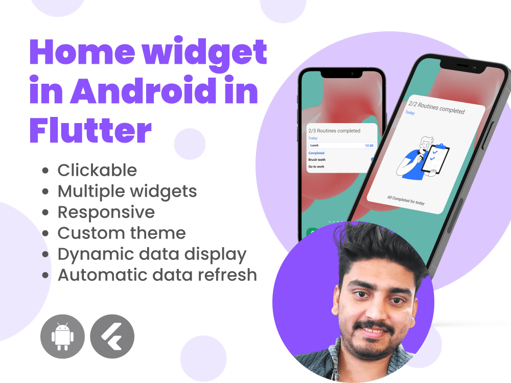 Home widget for Android in Flutter | Upwork