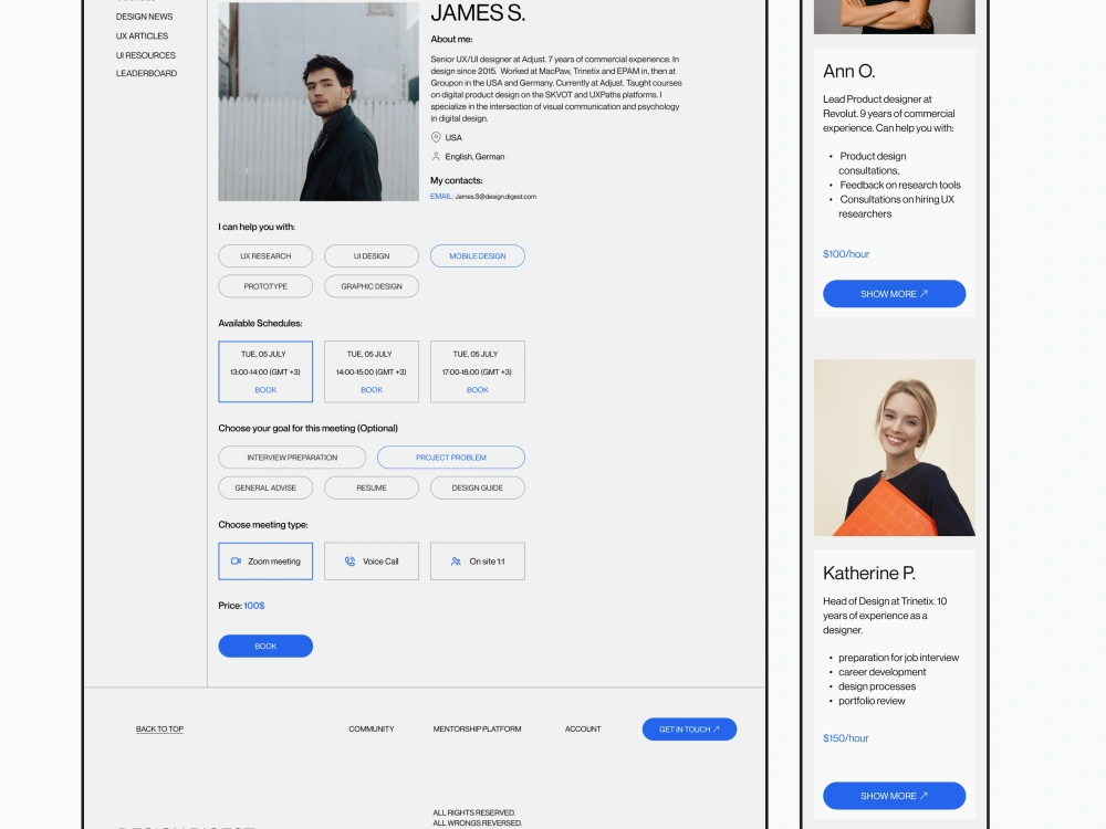 A professional and highly converting web application | UX/UI Design | Web | Upwork