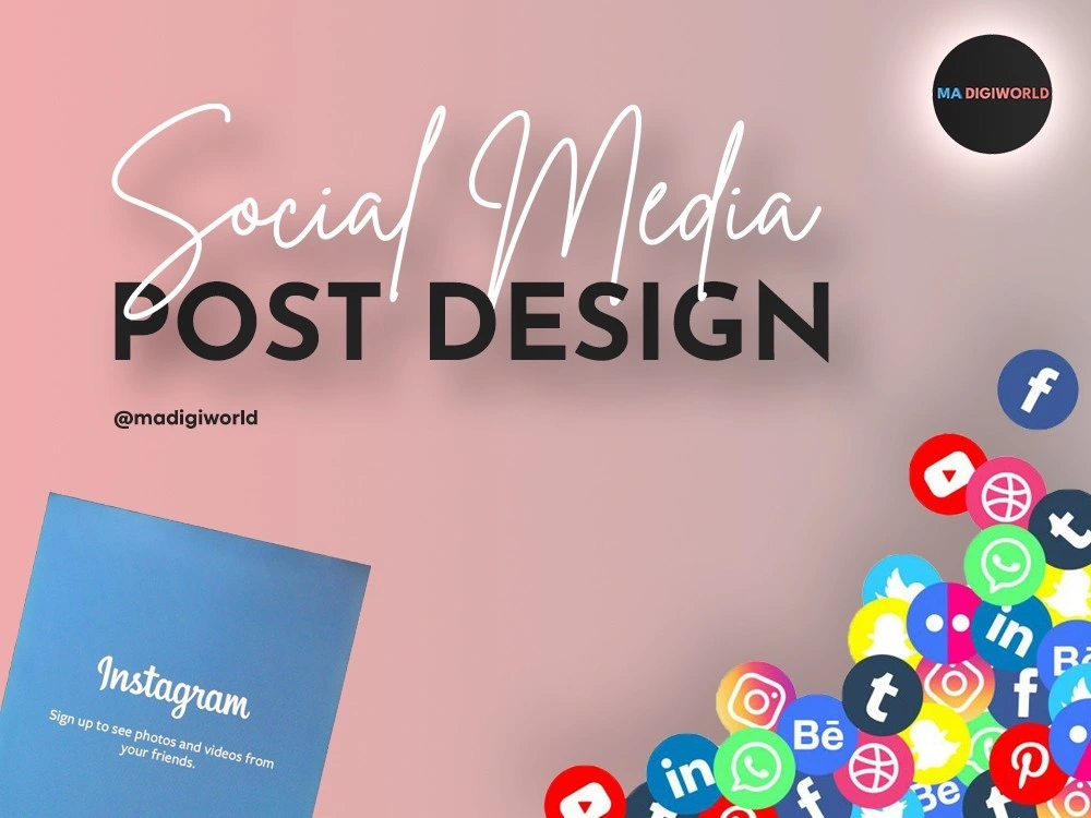 An editable designed post banner template | Upwork