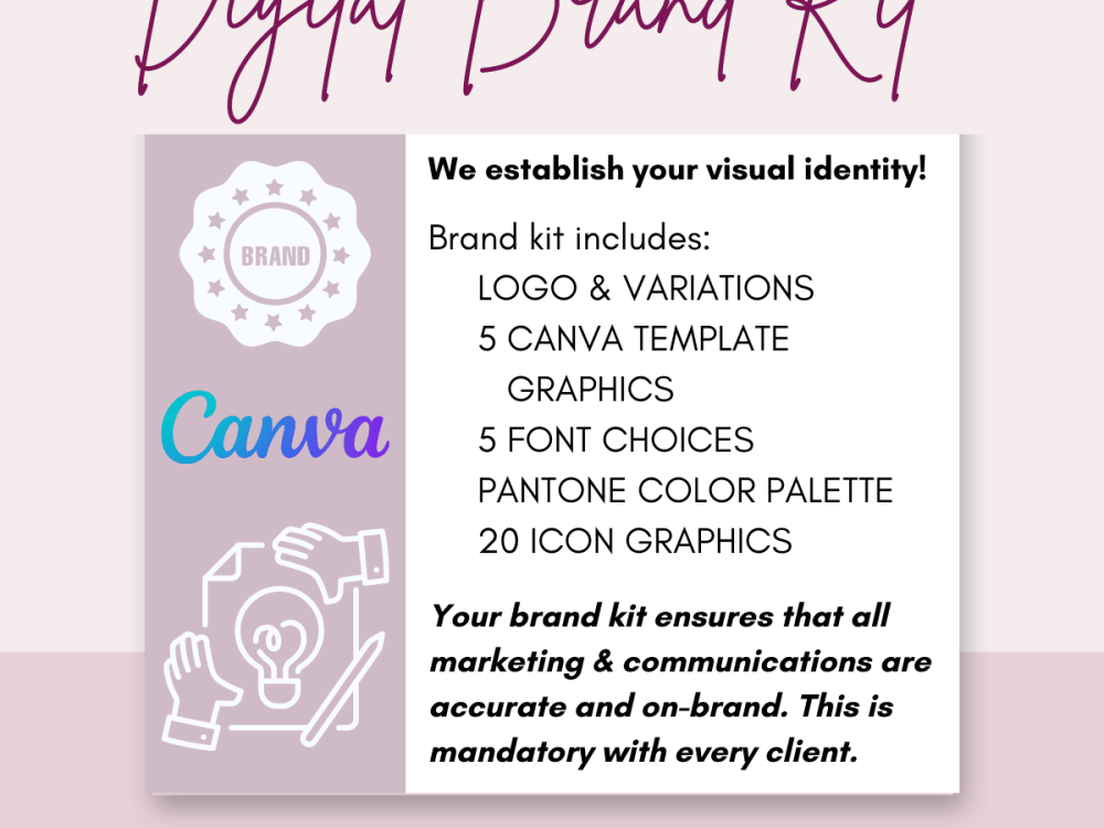 A Cohesive Social Media Brand Kit (Canva) | Upwork