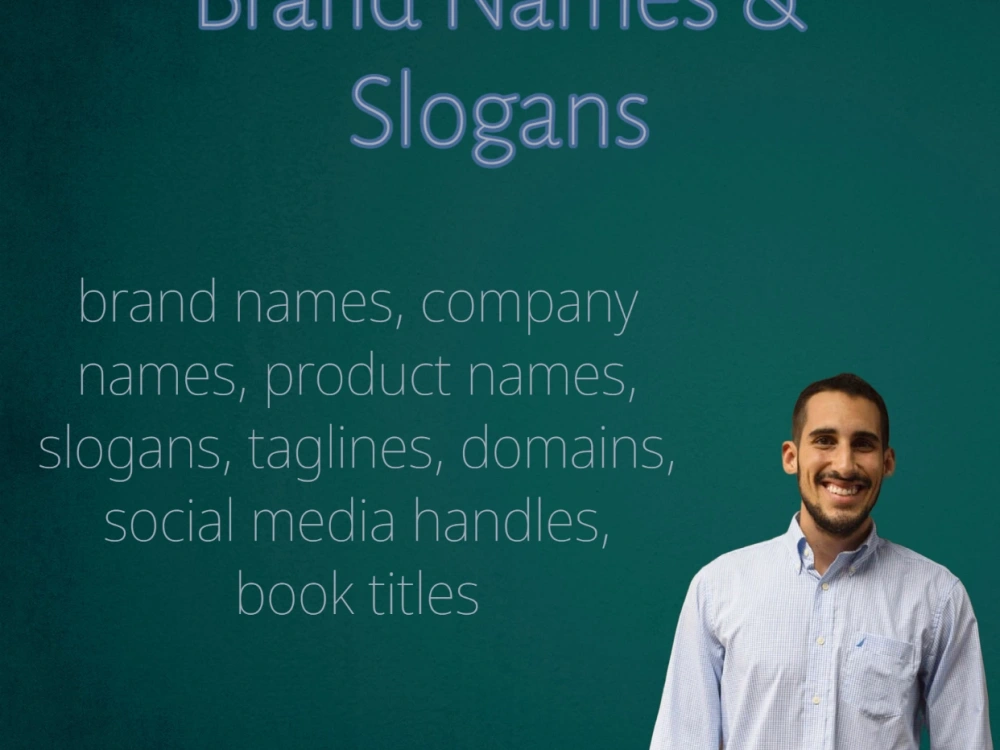 Funny and catchy names and slogans for your business. | Upwork