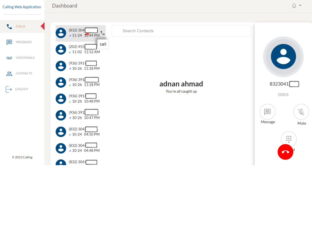 Twilio inbound, outbound calling and messaging application | Upwork