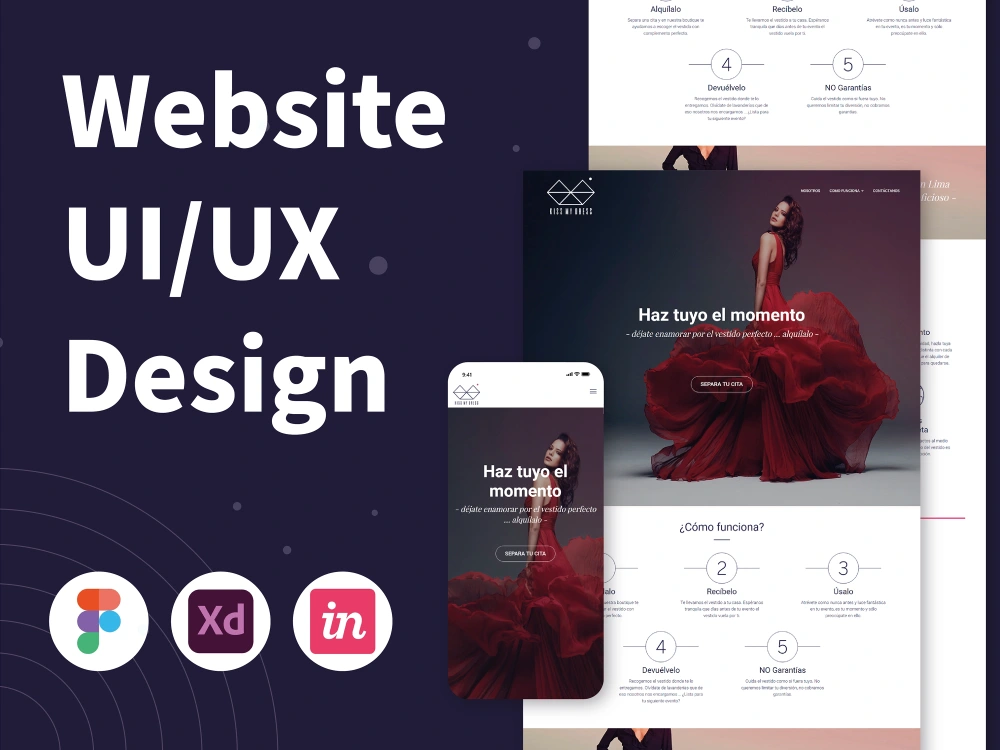 Responsive UI/UX website design/development | Upwork