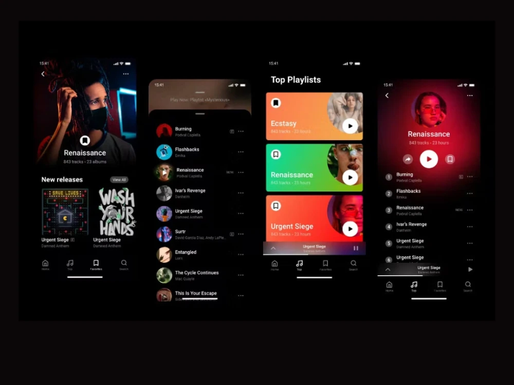 A Responsive UI Design, Prototype, and wireframe mock-up for mobile or ...