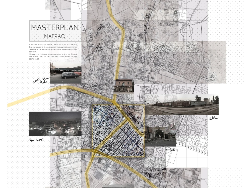 A map collage or illustration for your architecture project | Upwork