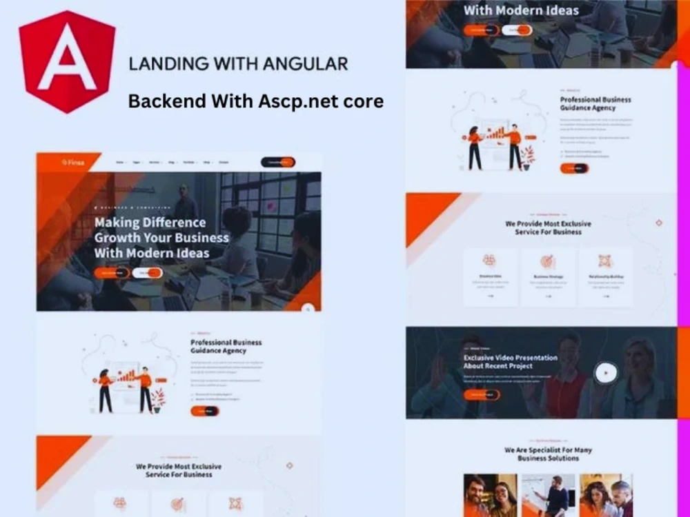Asp.net core with Angular or React Application | Upwork