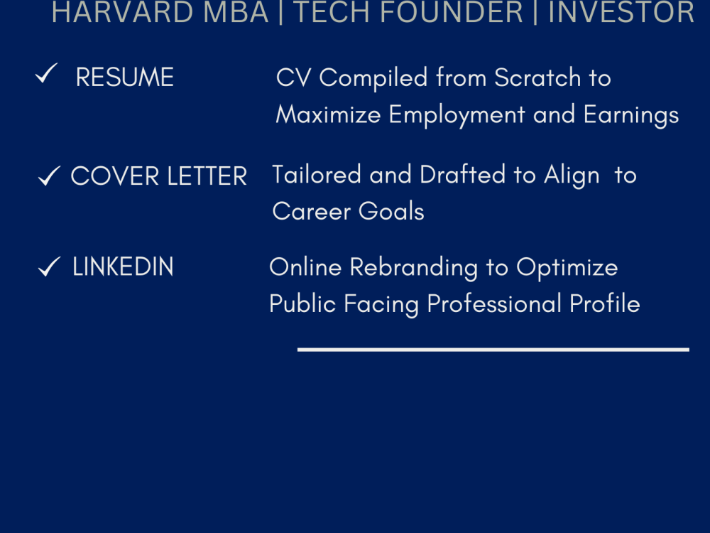 Professional Executive Resume, Cover Letter, and LinkedIn Profile Overhaul | Upwork