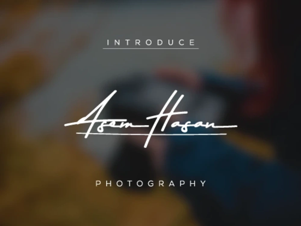 Modern signature, handwritten, calligraphy, scripted, cursive logo ...