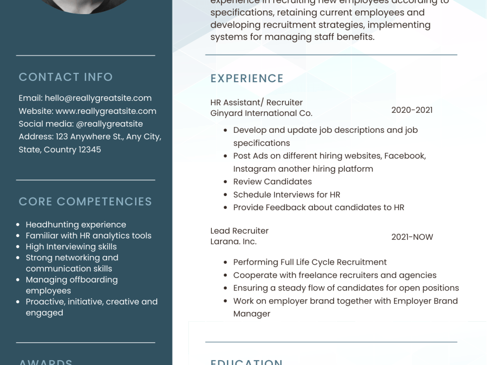A professional revamped CV/Resume for your next Job | Upwork
