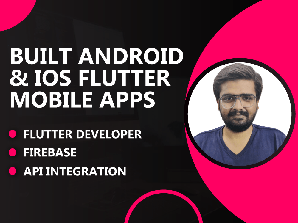 Flutter mobile app, android IOS app, flutter developer with firebase, API | Upwork