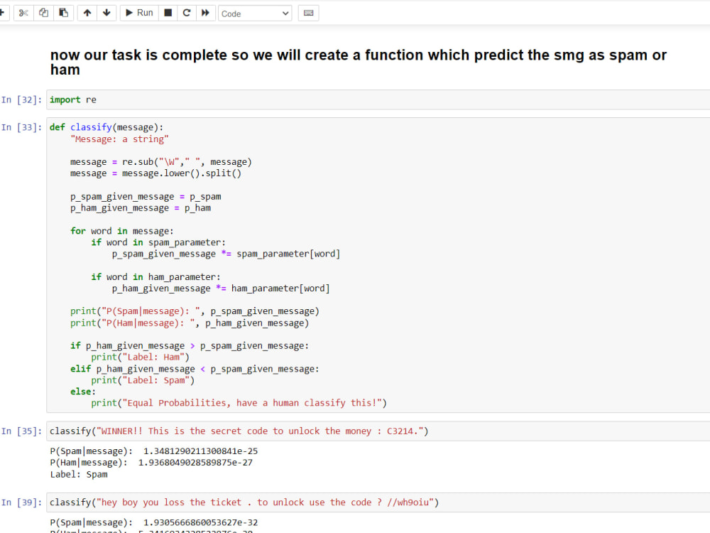 Predictive Machine Learning Algorithms | Upwork