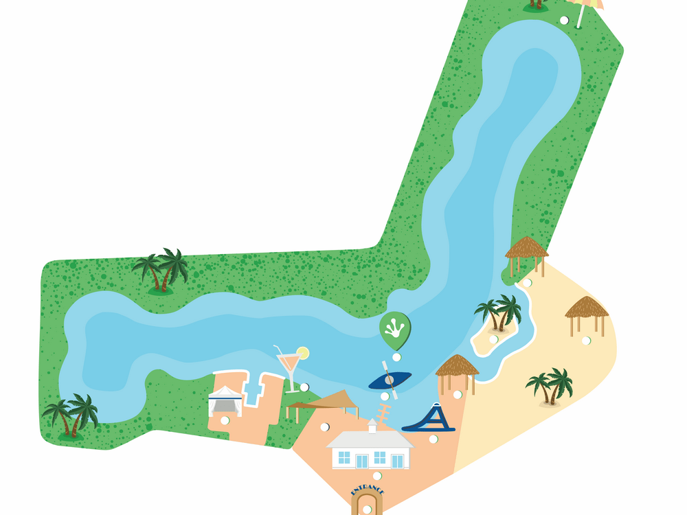 An illustrated map in a cartoon doodle style | Upwork