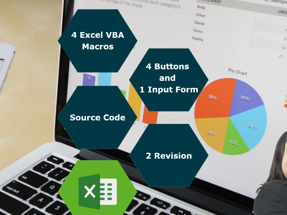 2 Excel Vba Macros And 2 Buttons Or 1 Form Source Code And 1 Revision