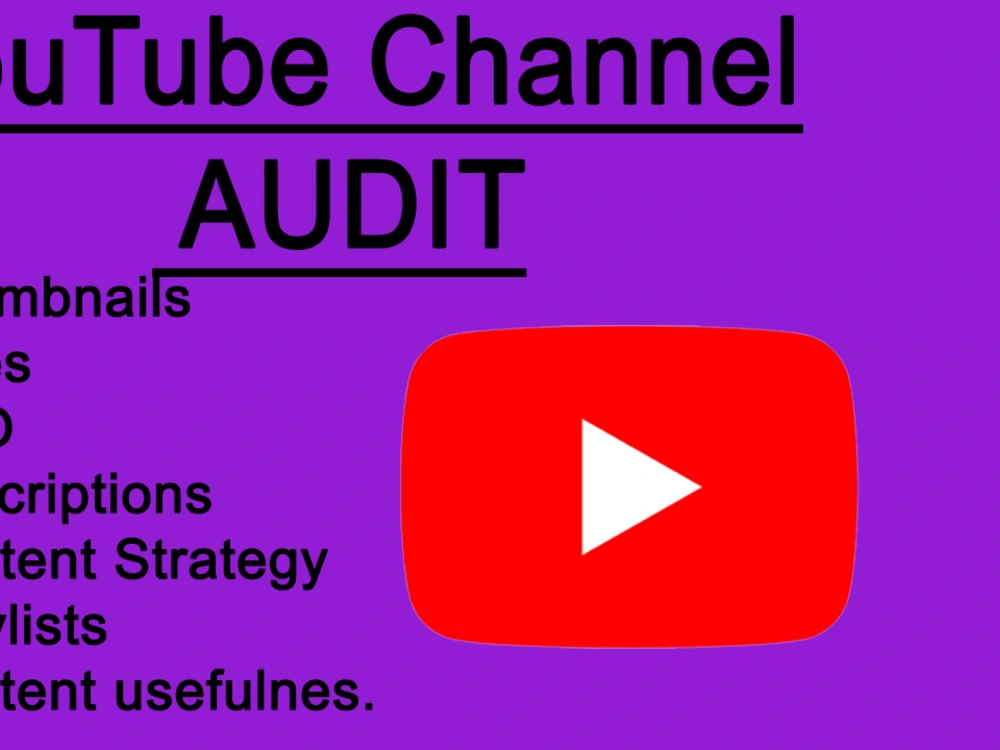 Professional YouTube Channel Audit | Upwork