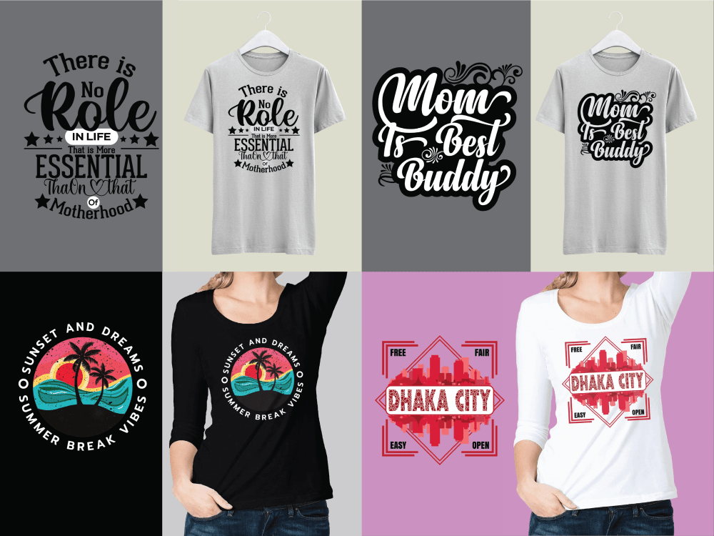 Abstract/ Typography/ Custom T-Shirt Design (Vector/ Raster) | Upwork