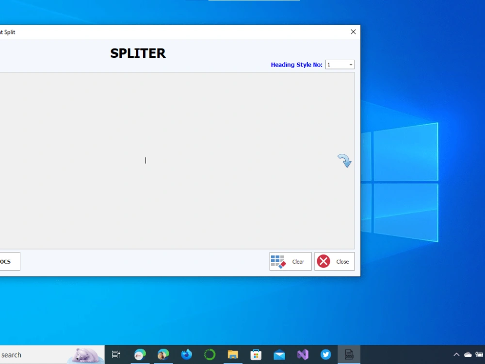 An amazing MS Word File Split Software in C# Window Form | Upwork