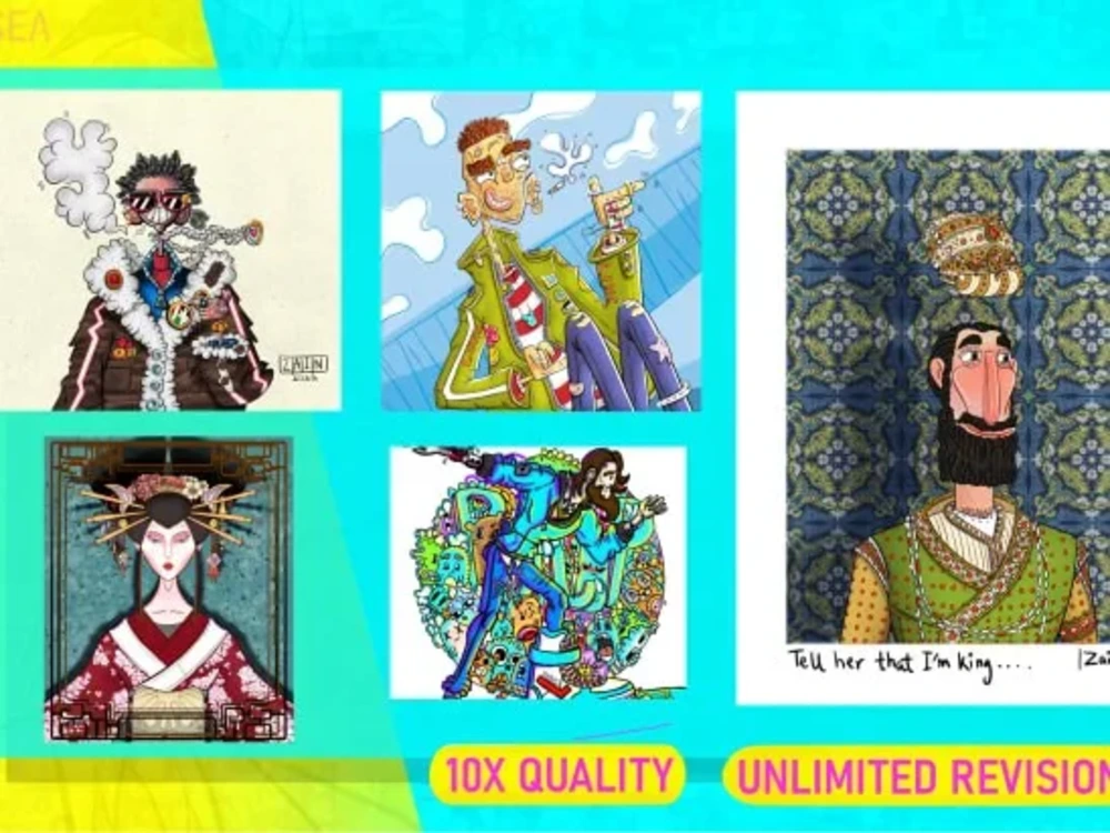 NFT Art Collection in Any Style You Want [with up to 10k nfts] | Upwork