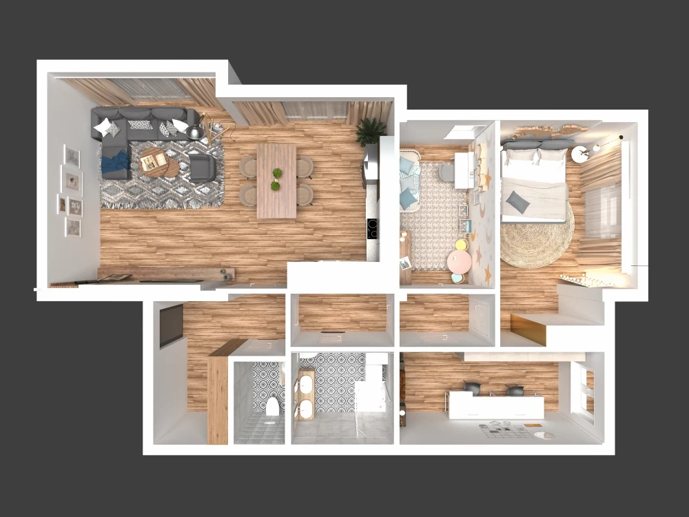 High quality 3D floor plan renderings | Upwork