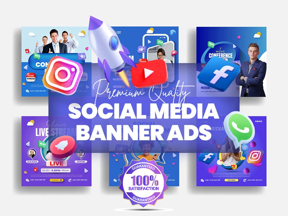 Premium Social media posts, Instagram & Facebook Banner, Ads, Story ...
