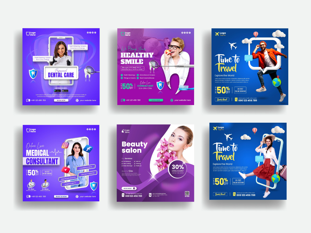 Premium Social media posts, Instagram & Facebook Banner, Ads, Story ...