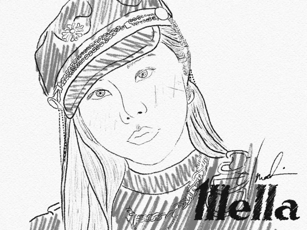 A draw digital outline portrait | Upwork
