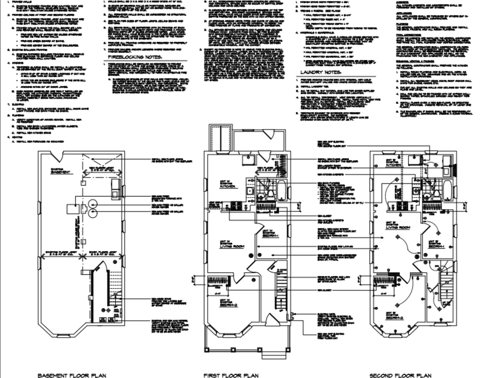 A set of code-compliant coordinated drawing | Upwork