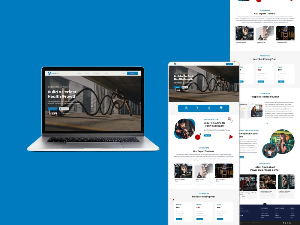 Stunning Landing Page UI UX Design | Upwork